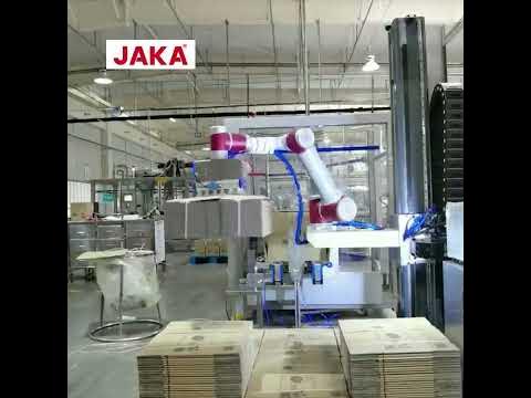 JAKA Zu12 palletizing and depalletizing - YouTube