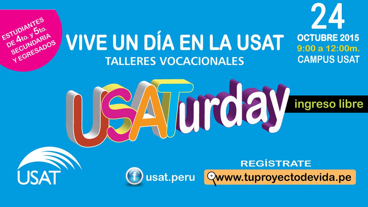 Así vivimos el USATURDAY 2015 Agosto - USAT - YouTube