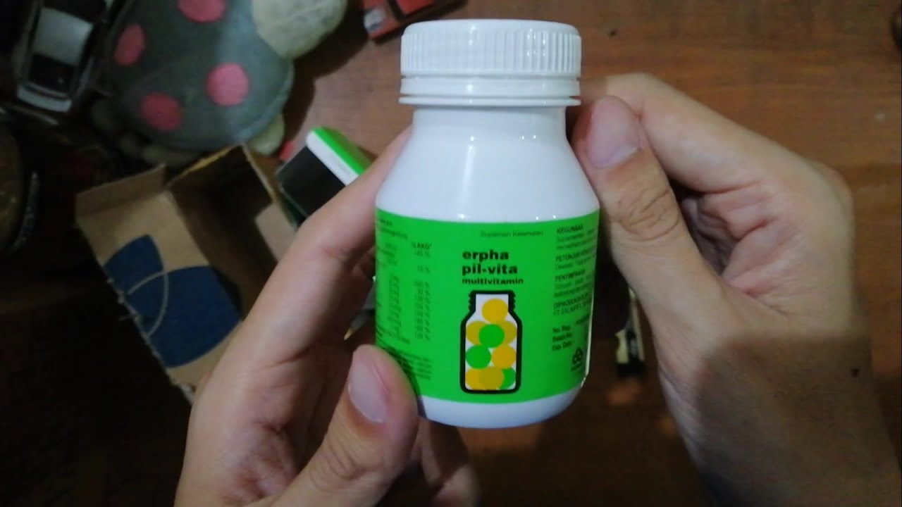 Unboxing Erpha pil vita multivitamin, vitamin murah dan komplex - YouTube