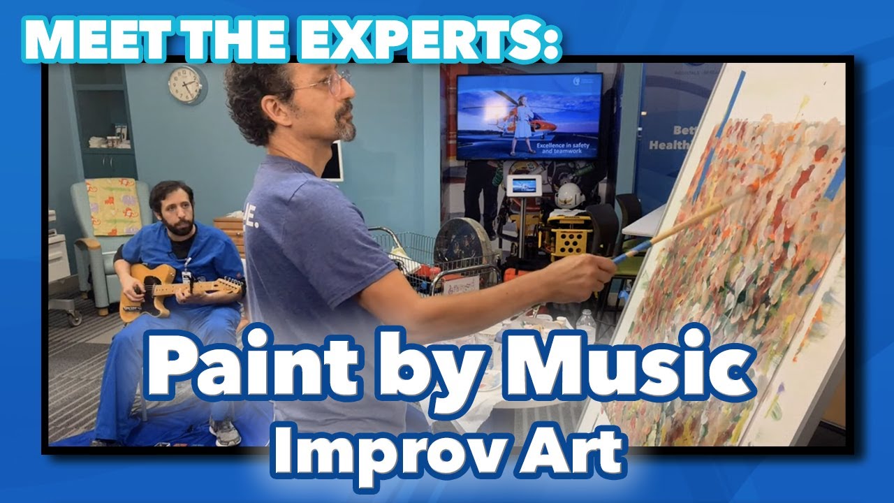 Meet the Experts: Paint by Music - Improv Art Demo - YouTube