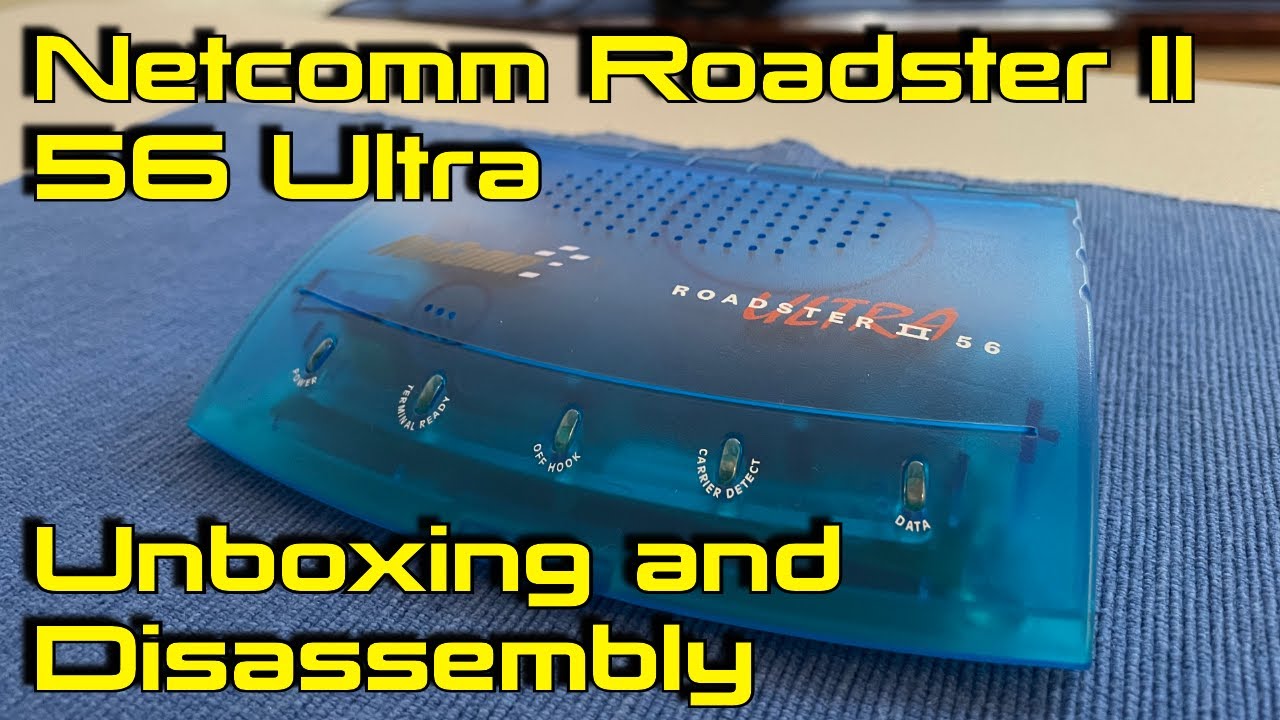 Netcomm Roadster II 56 Ultra AM5693 Serial Modem Unboxing and ...
