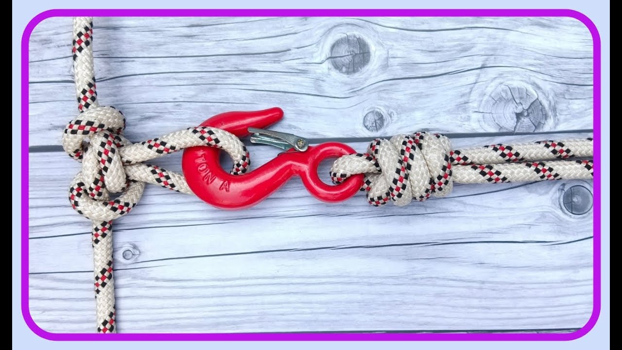 Best Knot For Lifting Hooks | Scaffold Knot Tutorial - Easy And Secure ...