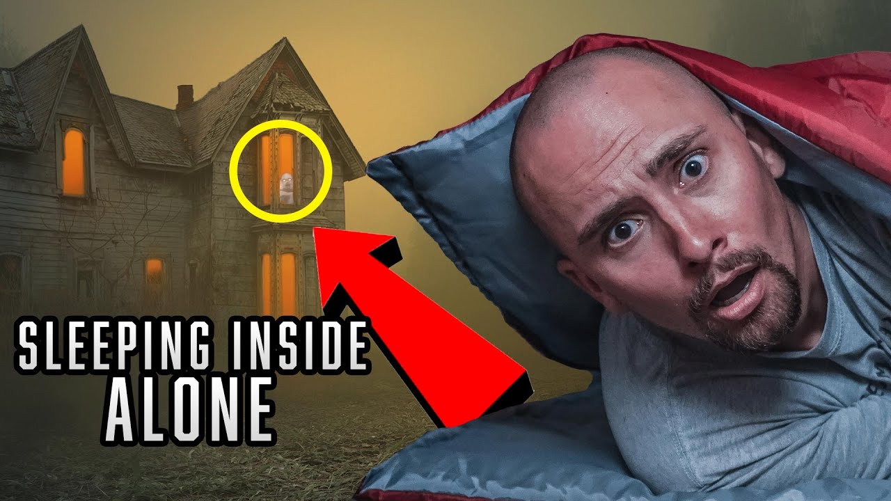 SLEEPING ALONE INSIDE USA'S MOST HAUNTED FARM **TERRIFYING** - YouTube
