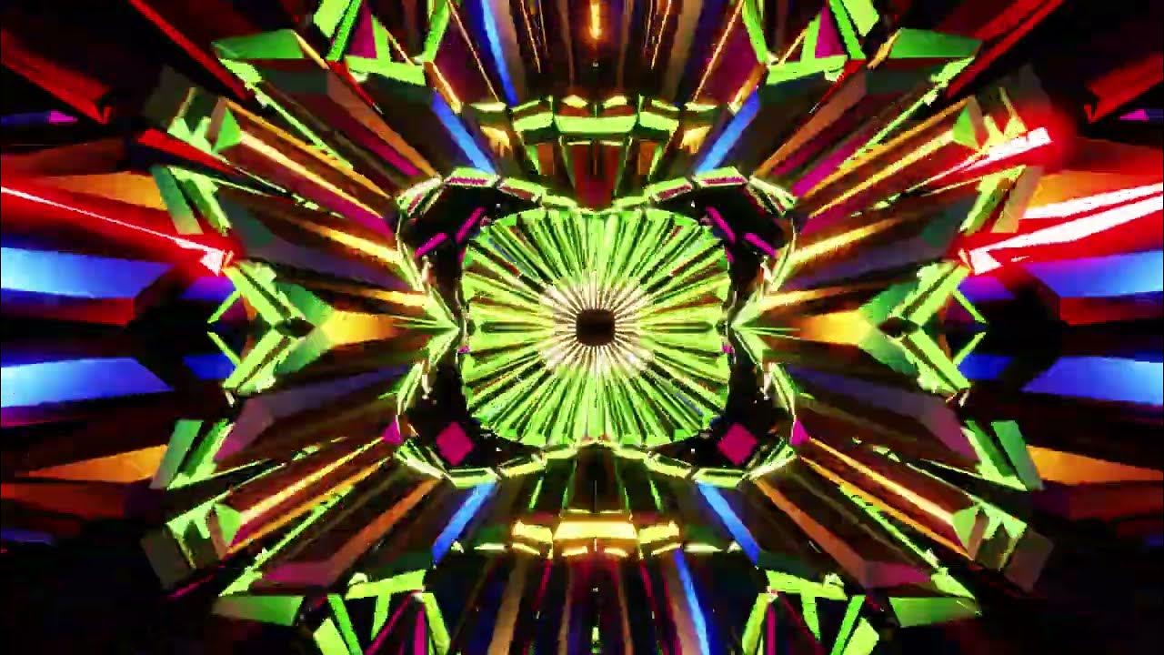 Carnival VJ loop kaleidoscope HD created in Blender 3D motion animation - YouTube