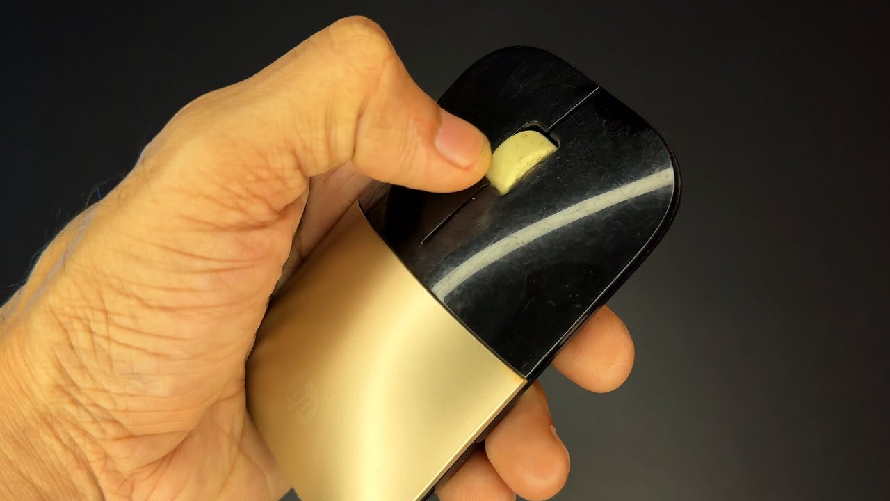 HP Mouse Z3700 Scroll Wheel Fix - YouTube