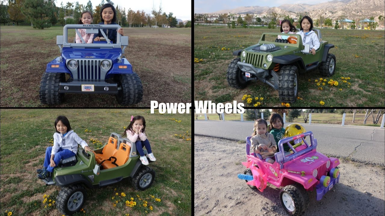 Fisher Price Toys: Awesome Ride-On Power Wheels! Kids Driving Off Road ...