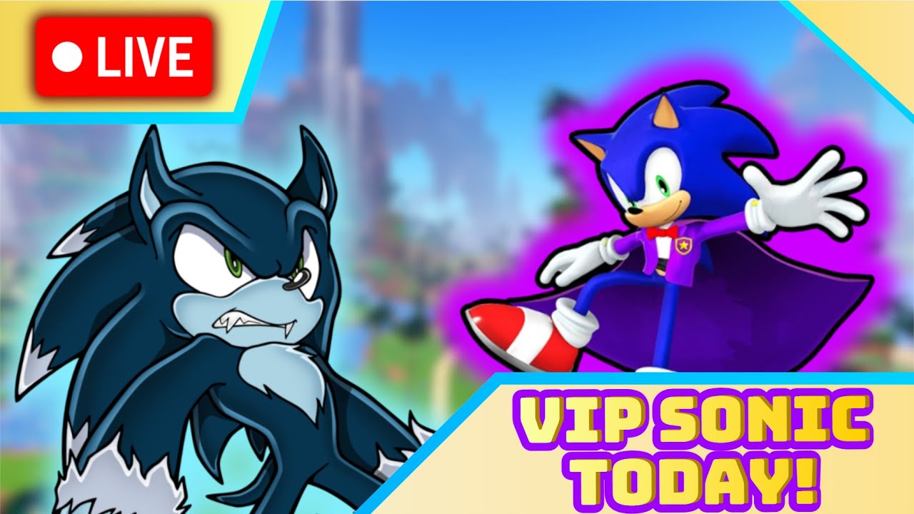 🌟UNLOCKING VIP Sonic LIVE In Sonic Speed Simulator! | 🔴Livestream🔴 ...