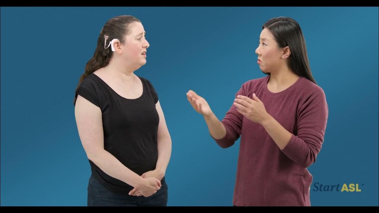 Conversation 2.1 | Start ASL - YouTube
