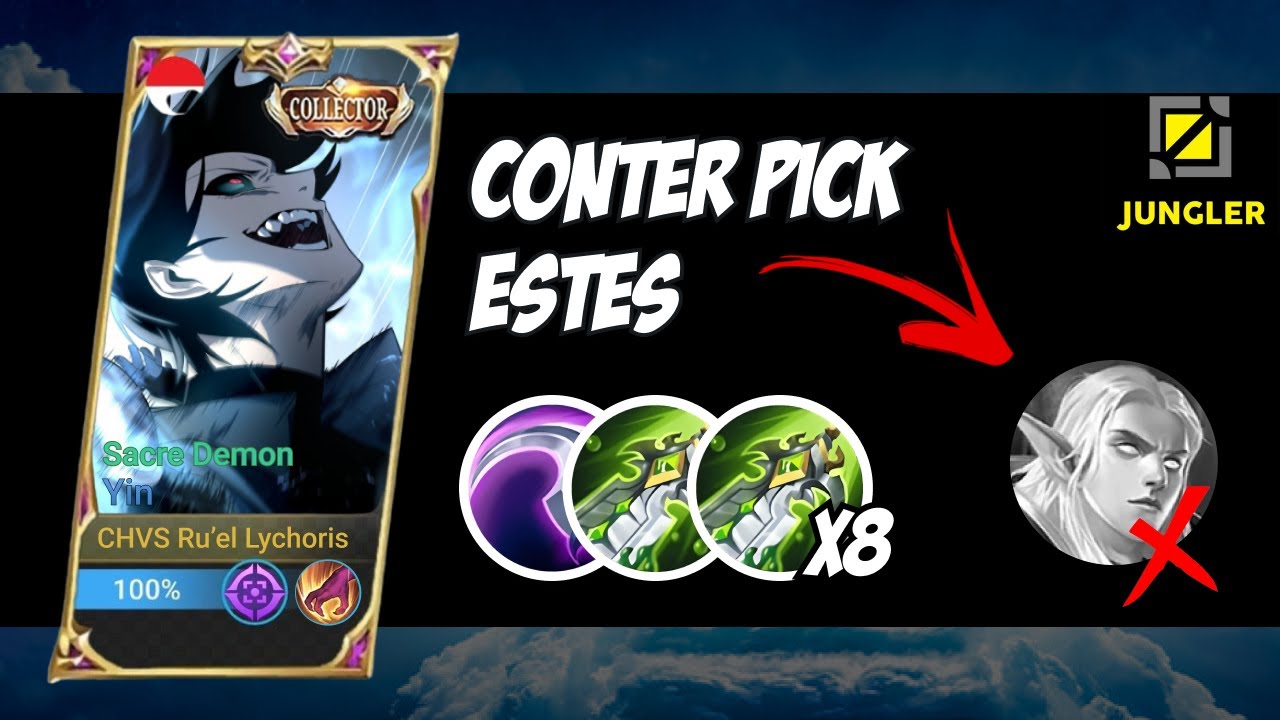 How Effectively Yin Counter Estes - Mobile Legends - YouTube