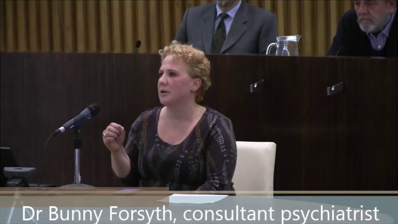 Dr Bunny Forsyth consultant psychiatrist at the STP enquiry - YouTube