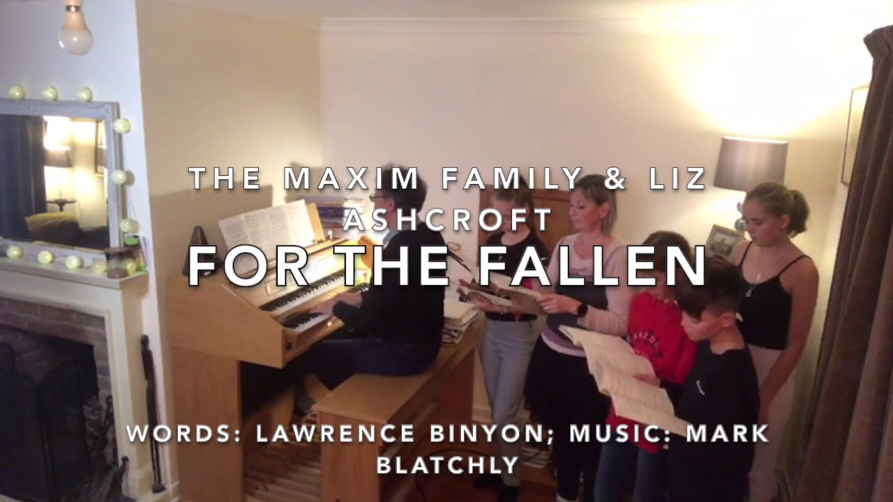 For the Fallen - Words: Lawrence Binyon; Music: Mark Blatchly - YouTube