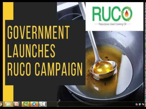 Repurpose Used Cooking Oil (RUCO) For UPSC/PCS/OAS/CDS/SSC/SBI/RBI/IBPS ...