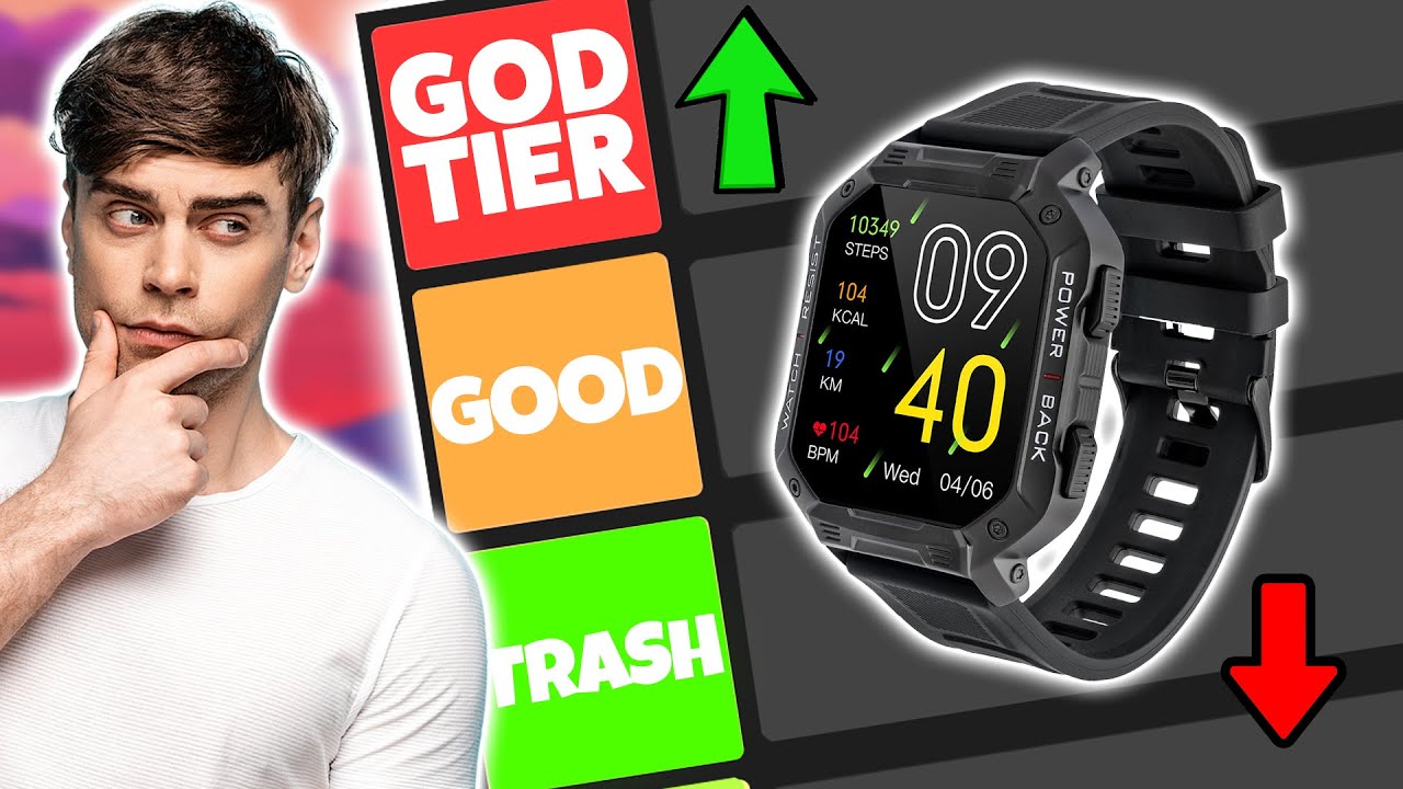 BEST Budget Smartwatch 2025 Tier List - For Fitness, Running, Health ...