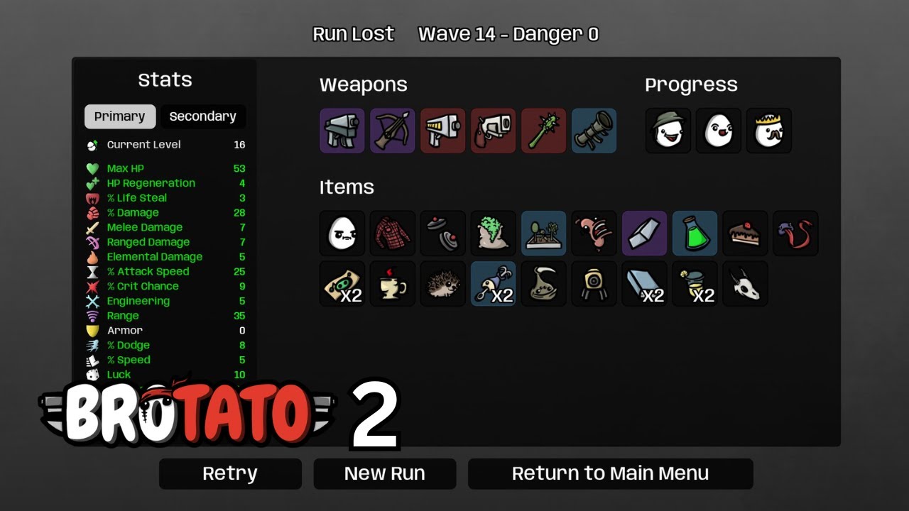 Brotato Gameplay - Episode 2 - YouTube