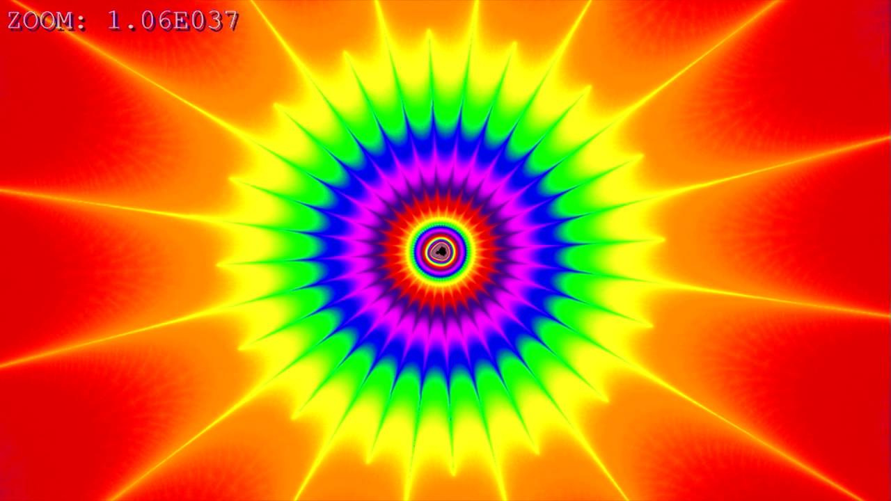 Stibium - Mandelbrot set fractal zoom - Rainbow 1.80E75 Full HD - YouTube