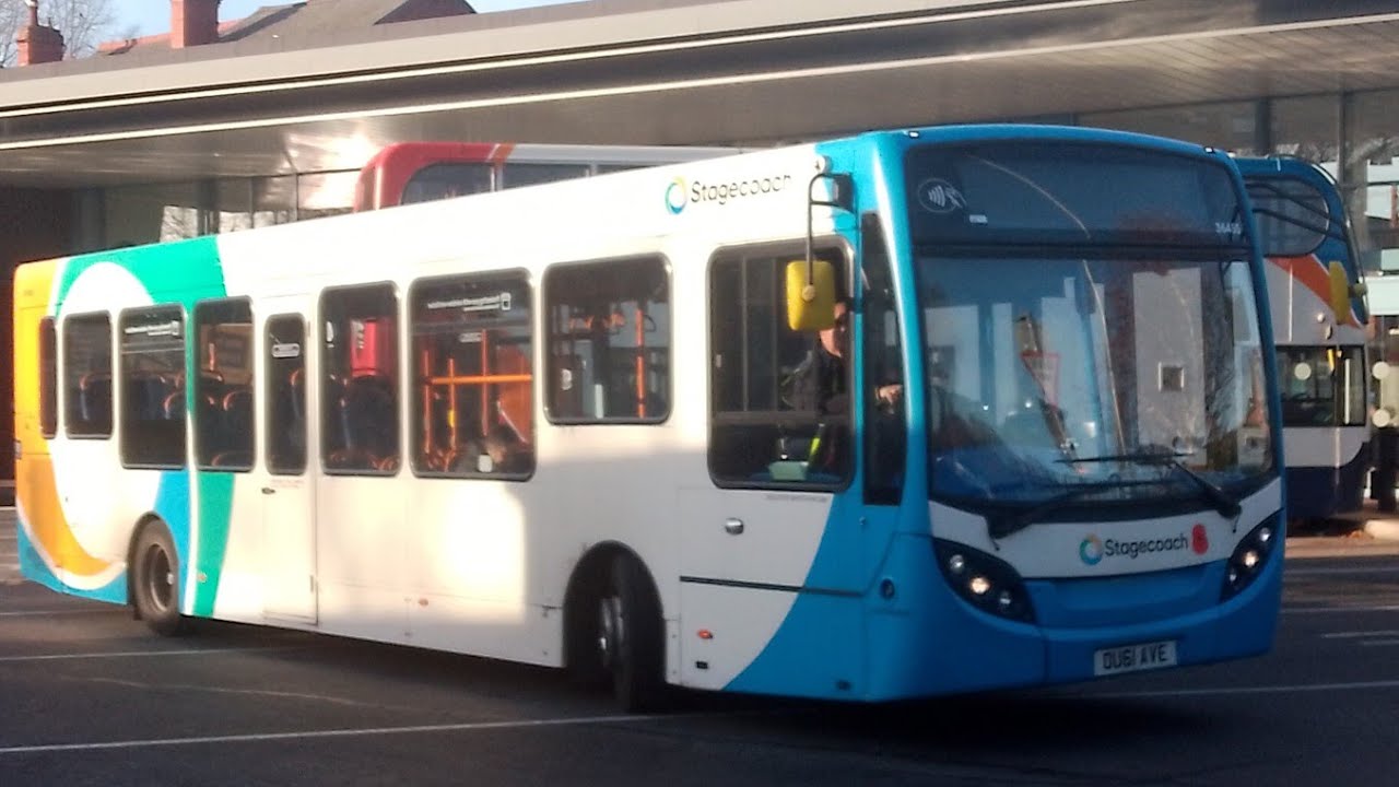 Worksop bus station ADL Enviro 200 36455 - YouTube