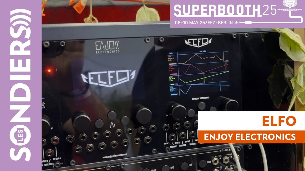 ENJOY ELECTRONICS ELFO : 4 LFO/ENV avec écran tactile et mod matrix de l'espace - SUPERBOOTH ...