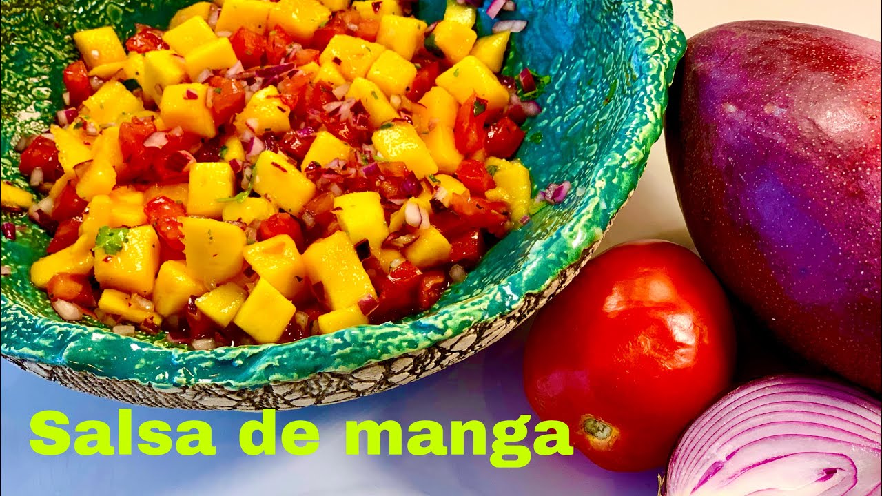 Salsa de manga! Saudável e deliciosa! - YouTube