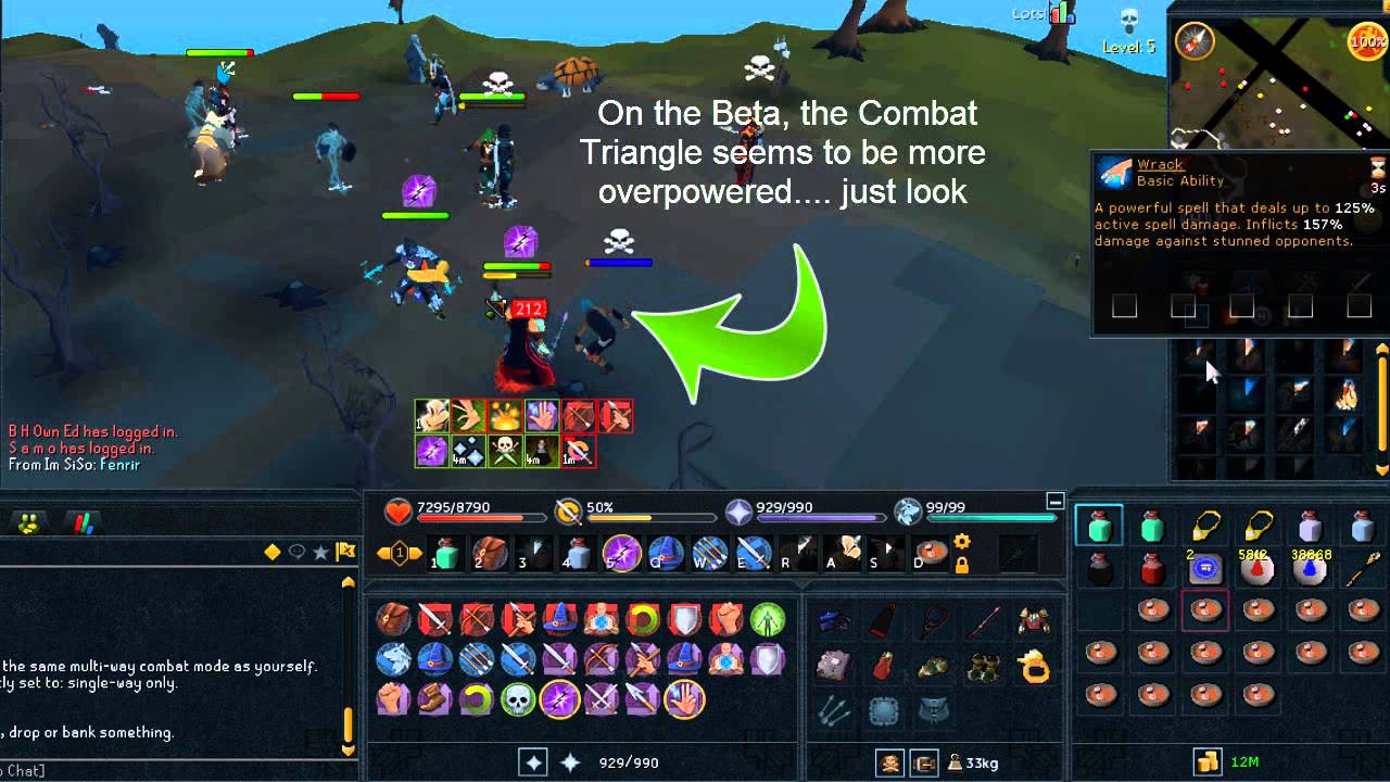 Runescape 3 PvP Beta Combat Improvements - 138 Combat and No adrenaline ...