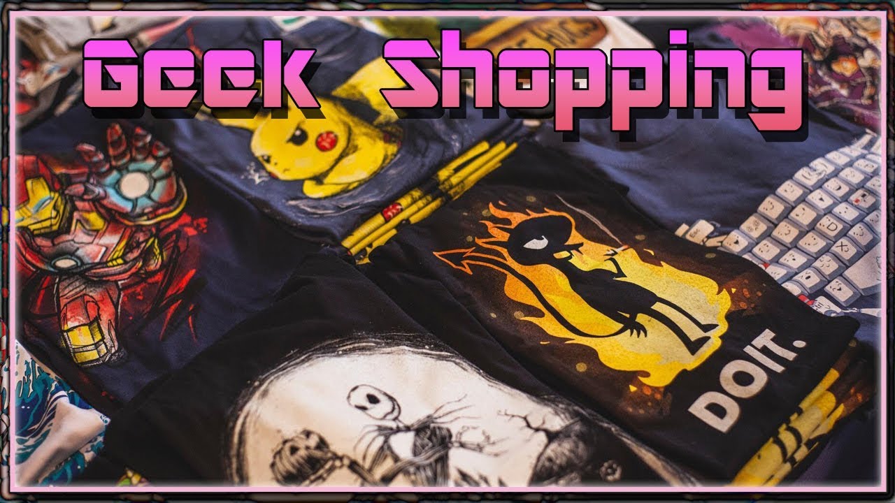 Geeky Girl T Shirt Shopping | Shopping Vlog - YouTube