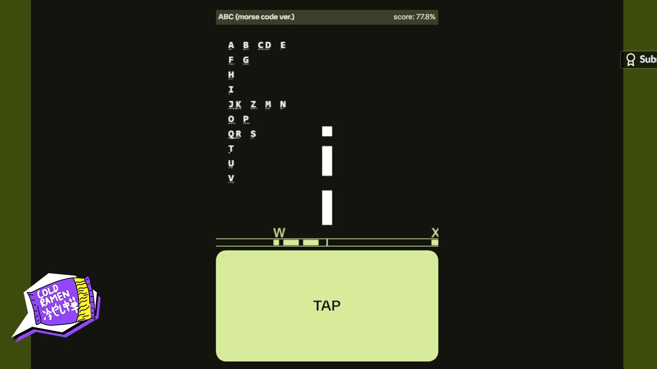 Morse Rhythm: A morse code rhythm game? (I suck at both) - YouTube