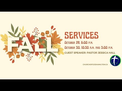 Fall Service | Guest Speaker: Pastor Jessica Hall | Sunday October 30 ...