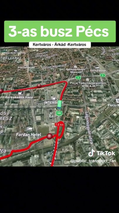 3-as busz, Pécs: Kertváros - Árkád - Kertváros #bus #pécs #travelboast - YouTube