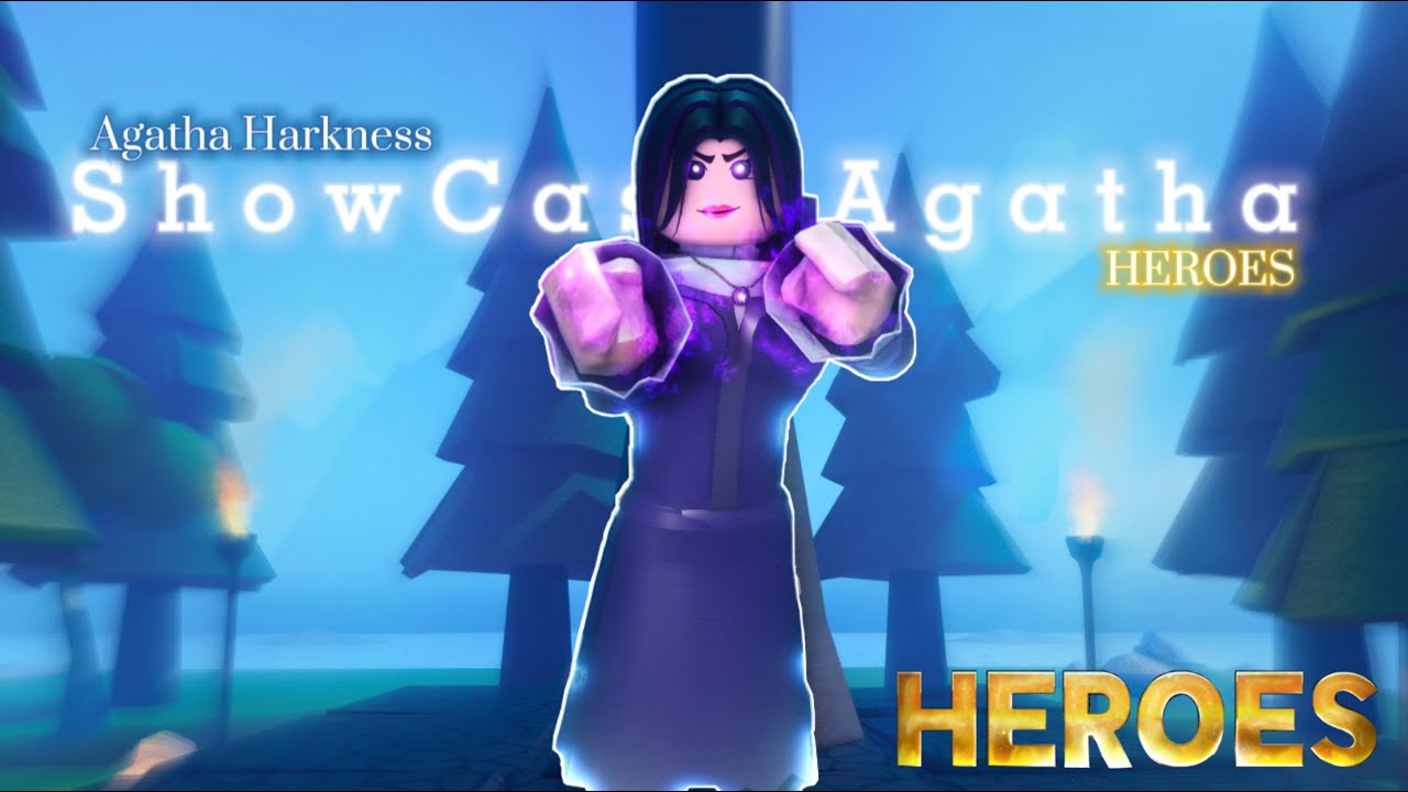 Roblox: ShowCase Agatha Harkness/ Heroes - YouTube