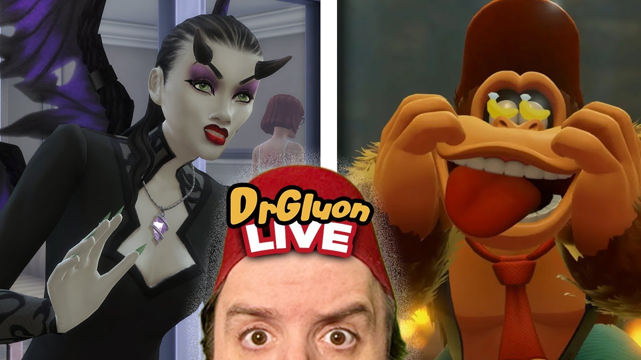 DrGluon LIVE - Maleficent Fairy and Veggies - Donkey Kong Bananza 07-16 ...