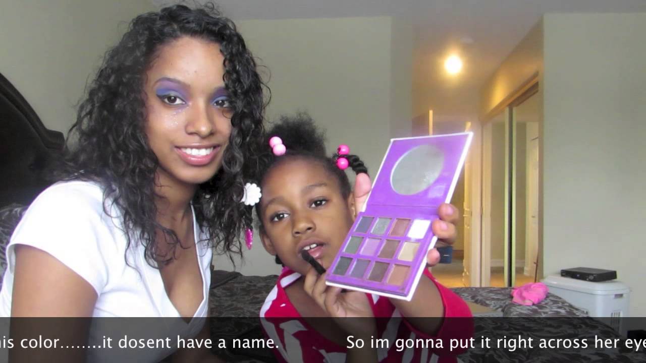 7 Year Old Makeup Artist - YouTube