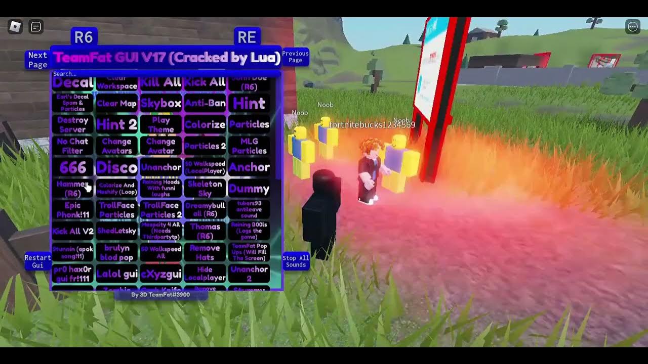 Roblox TeamFat GUI (Cracked) Require Script + Pastebin - YouTube