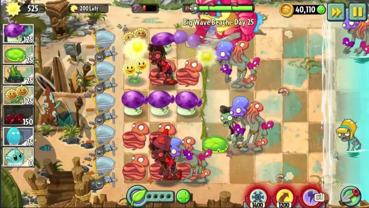 Plants Vs. Zombies 2 [68]: Shields Up - YouTube