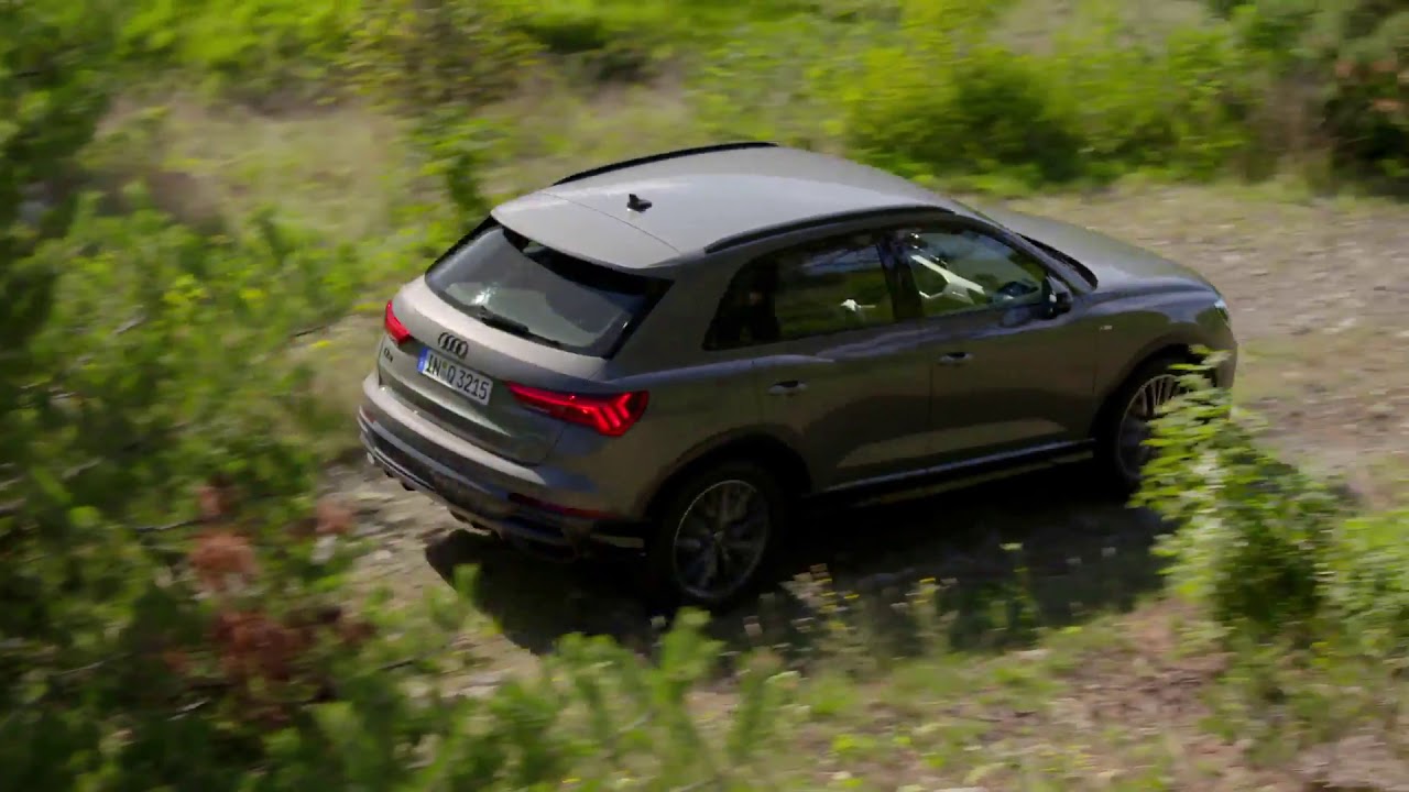 2018 Audi Q3 in Chronos grey Offroad Driving - YouTube