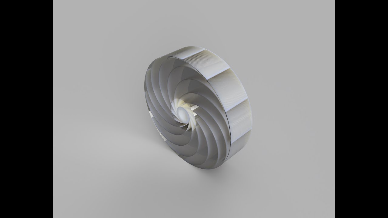Airless Spiral Tesla Turbine (Centrifugal Disc Stack) - YouTube
