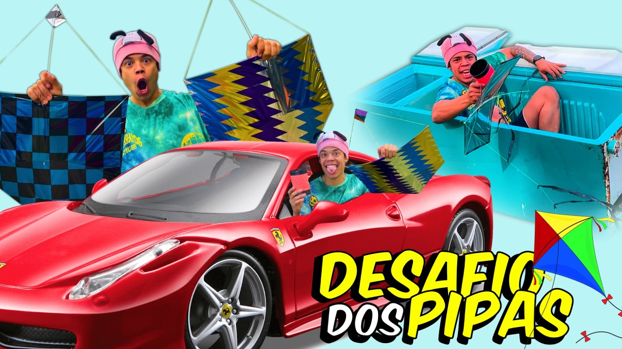 😂🪁 Você Não Vai Acreditar ONDE Eu Empinei Pipa! 🚗 - RUAN MANIA # ...