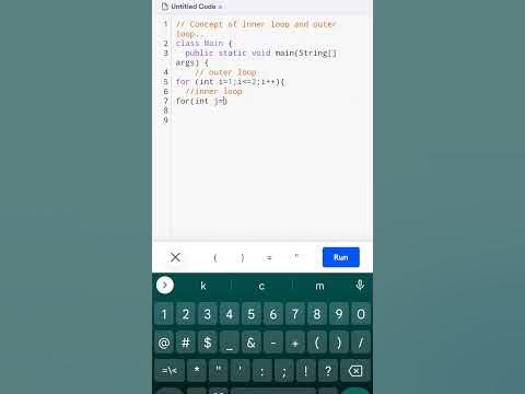 #Concept of loop using java #coding #javaprogramming #pythonprogramming #java - YouTube