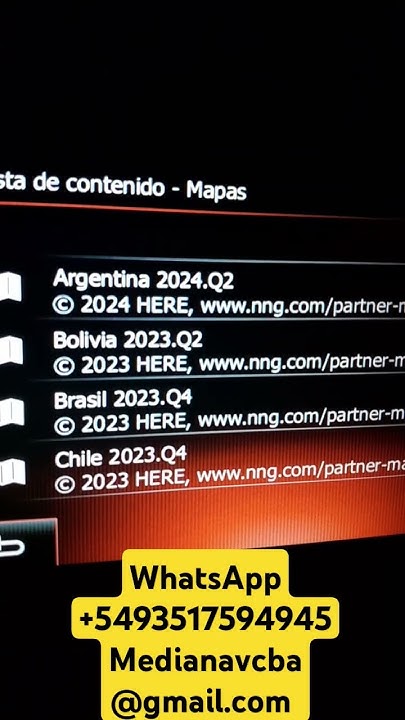 MediaNav Renault mapa Argentina 2024q2 - YouTube