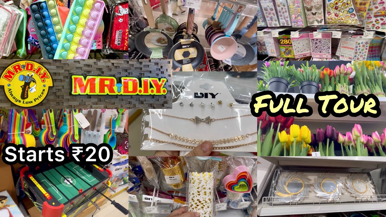Mr. DIY Full Store Tour | Mr. DIY Store In Mumbai | Starts Only ₹20😍 ...