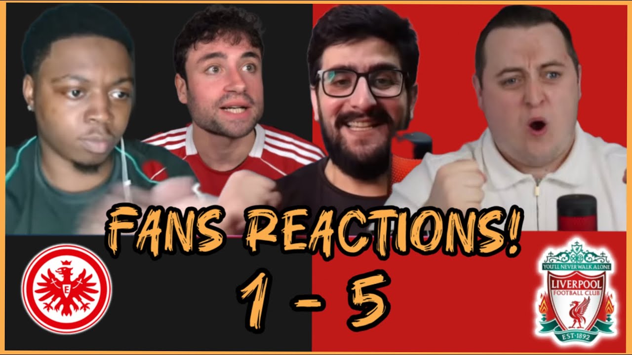 Liverpool Fans In UTTER JOY 😅 | Reactions to Frankfurt 1 - 5 Liverpool ...