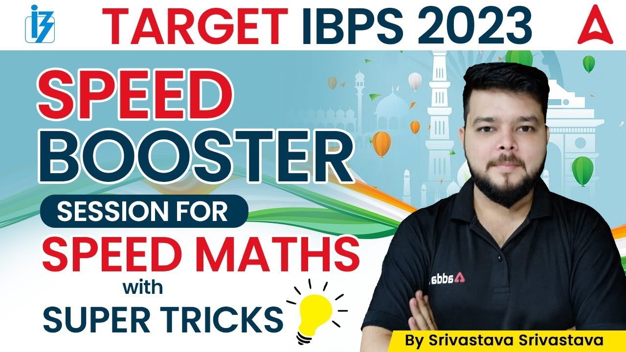 🎯 TARGET IBPS 2023 SPEED BOOSTER SESSION FOR SPEED MATHS WITH SUPER ...