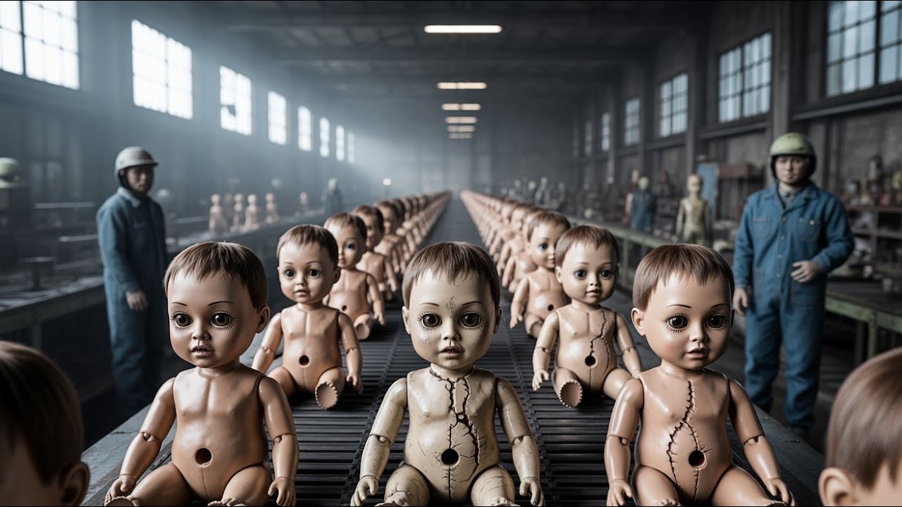 Inside a Toy Factory: How Realistic Vinyl Dolls are Mass-Produced(Full ...