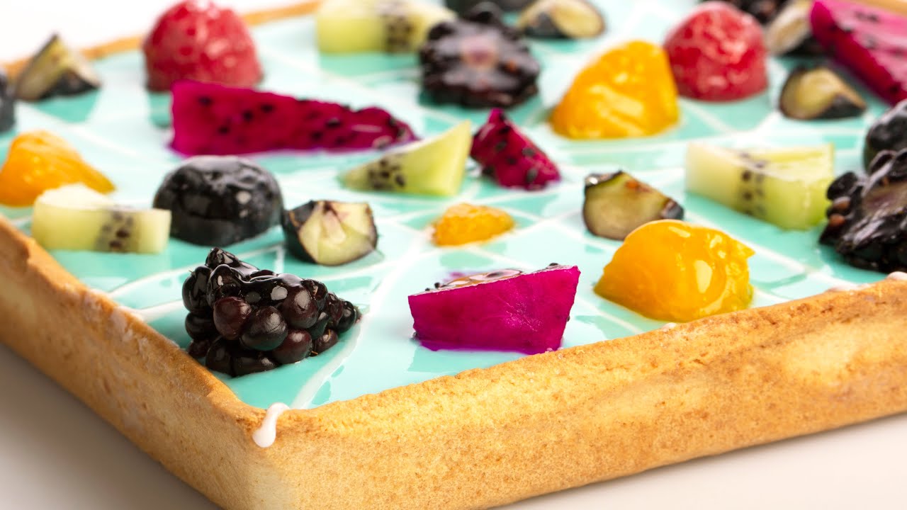 Modern Mirror Glazed Tart Tutorial! - YouTube