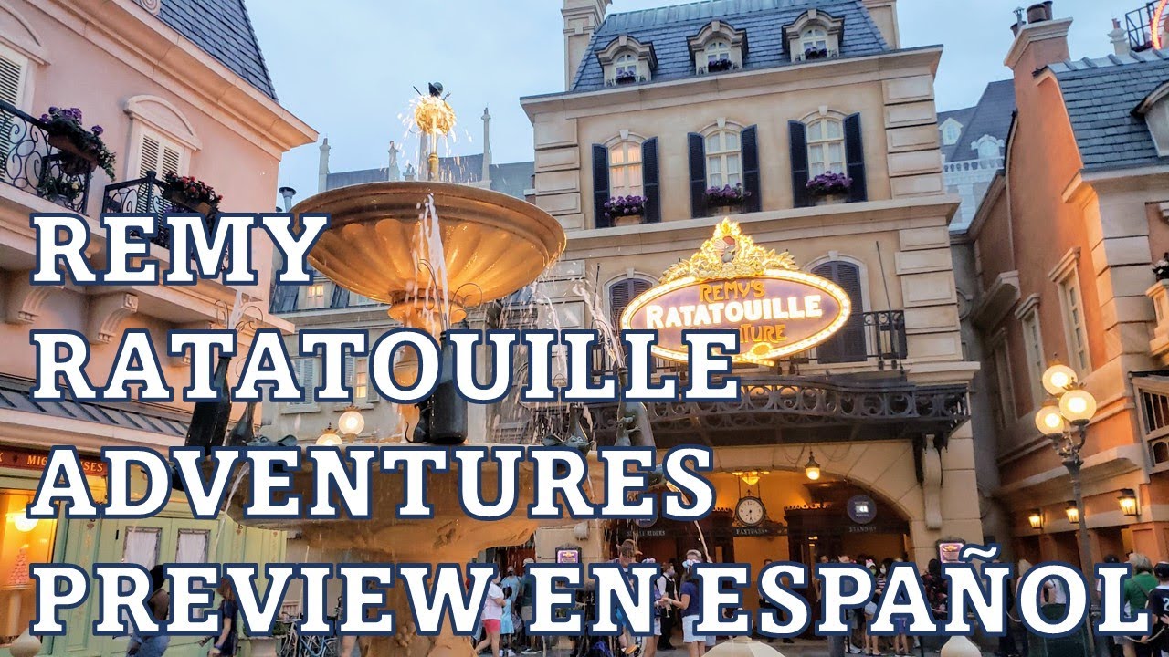 Ratatouille - Las aventuras de Remy - Disney World - YouTube