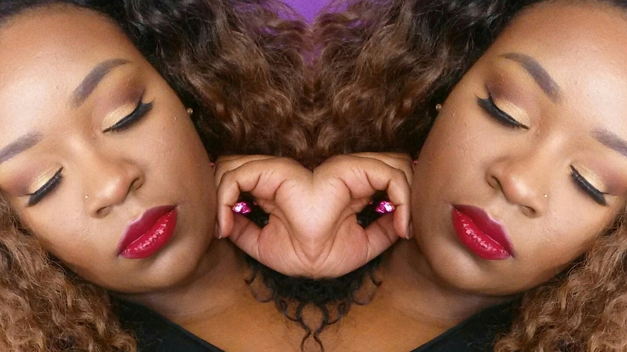 Classic Valentines Day Look Red Lips Youtube