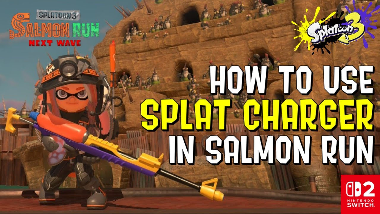 Weapon Guide: Splat Charger in Salmon Run (Splatoon 3) - YouTube