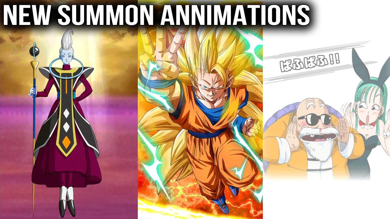 NEW SUMMON ANNIMATIONS! 2500 STONES FUTURE GOHAN BANNER SUMMONS ...