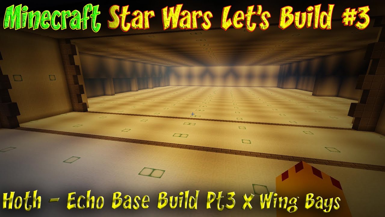 Minecraft Star Wars Ep3 Battle of Hoth Echo Base North Entrance X WING ...
