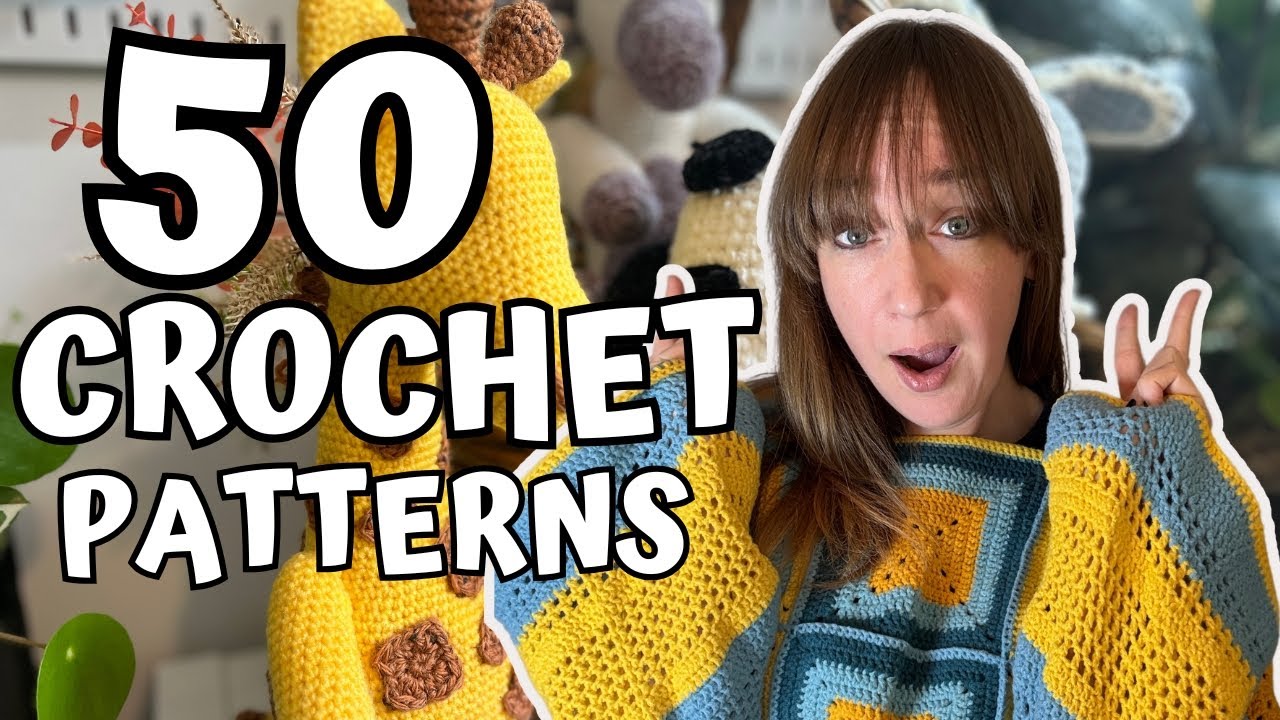 A New Crochet Pattern EVERY WEEK in 2024?! - YouTube