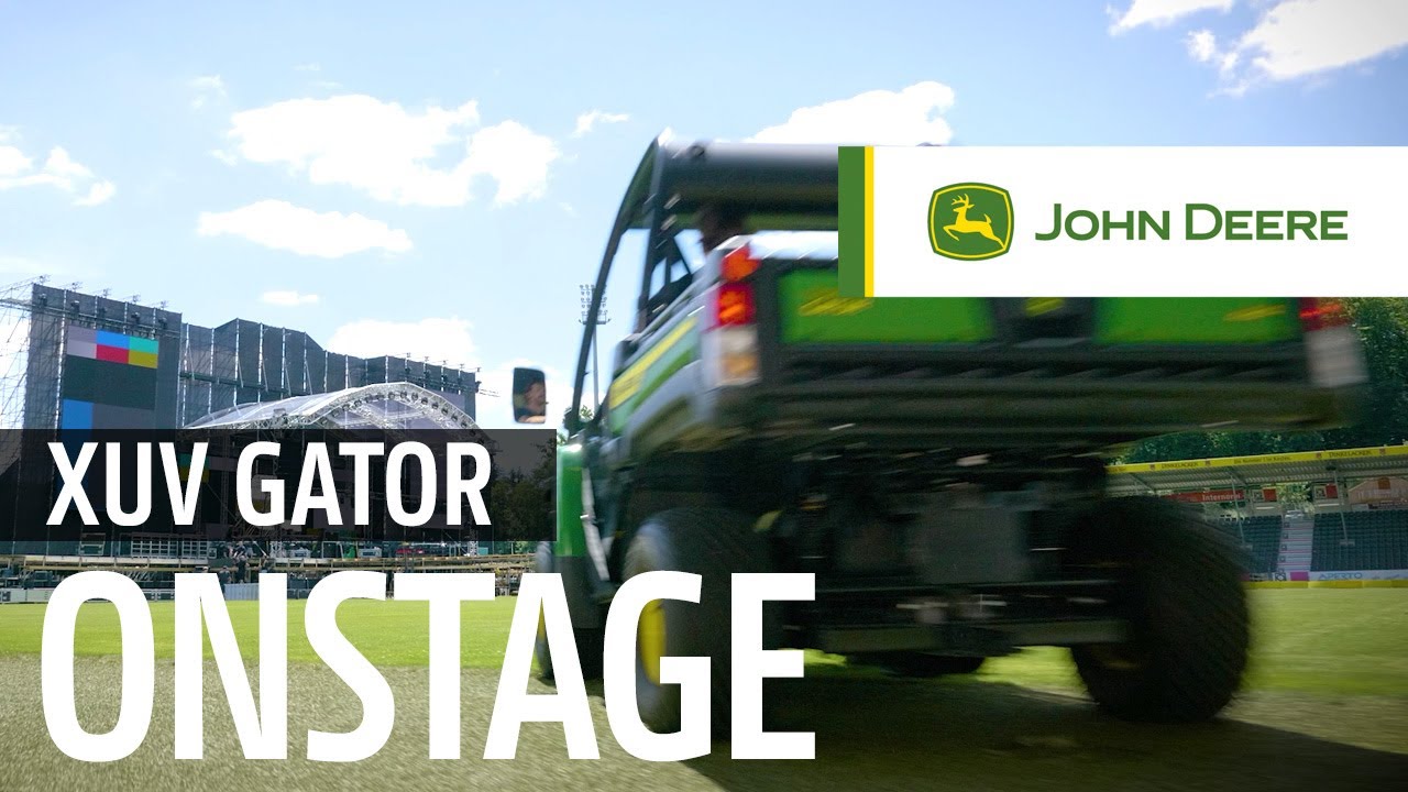 John Deere Gator - Built for you day - Setting up the stage - YouTube
