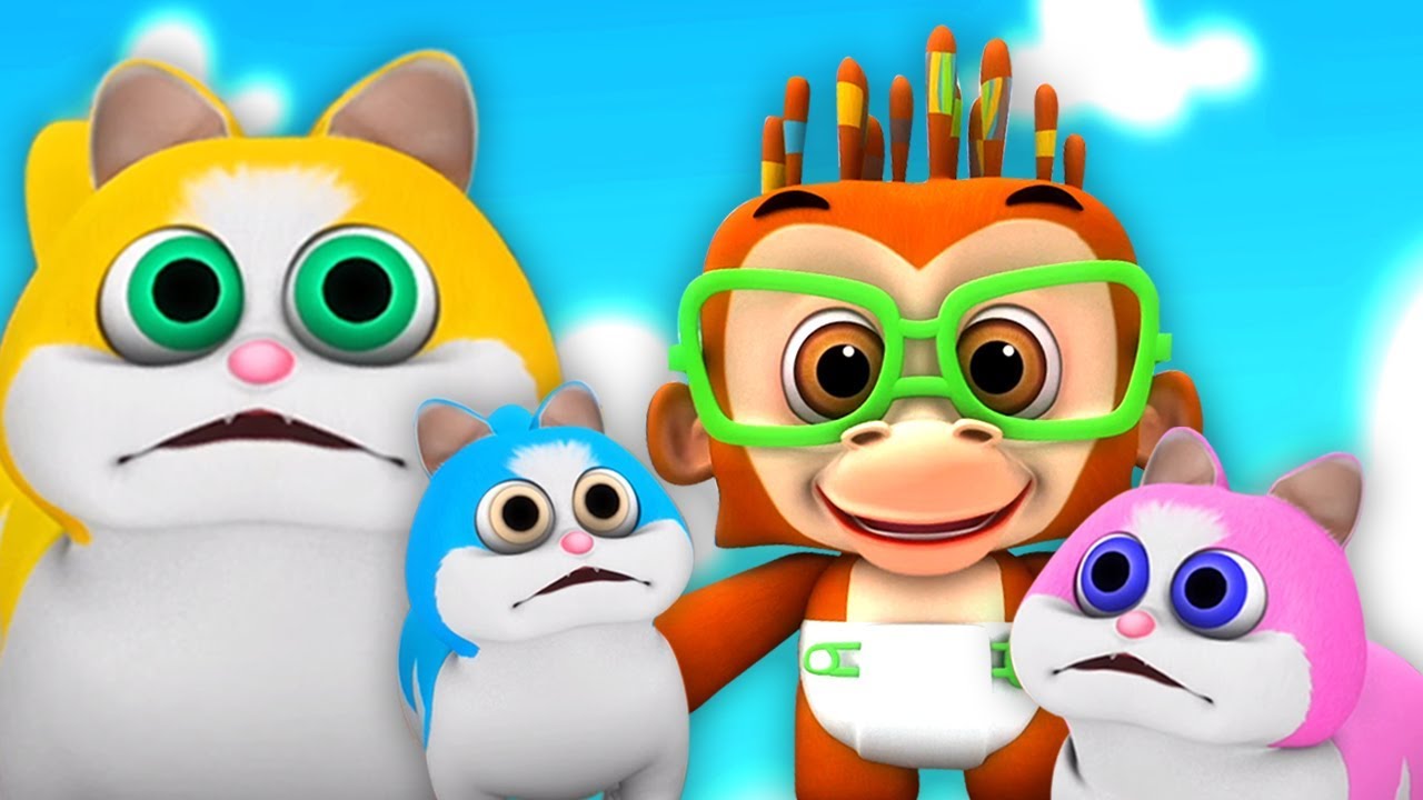 три маленьких котенка | 3 Little Kitten | Little Treehouse Russia ...